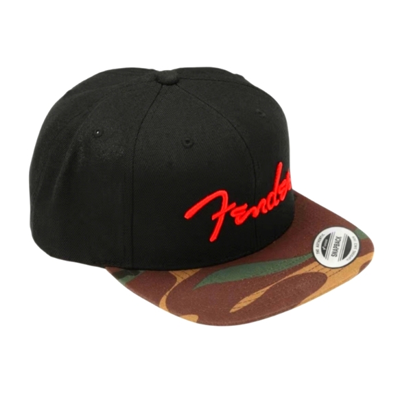 Fender | Accessories | Nwt Fender Camo Flatbill Hat Cap Adjustable ...